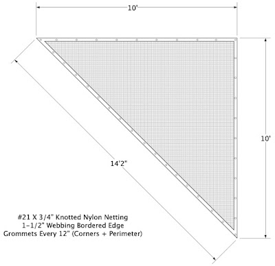Recent Custom Nets Featuring Angles and Triangular Shaped Netting ...