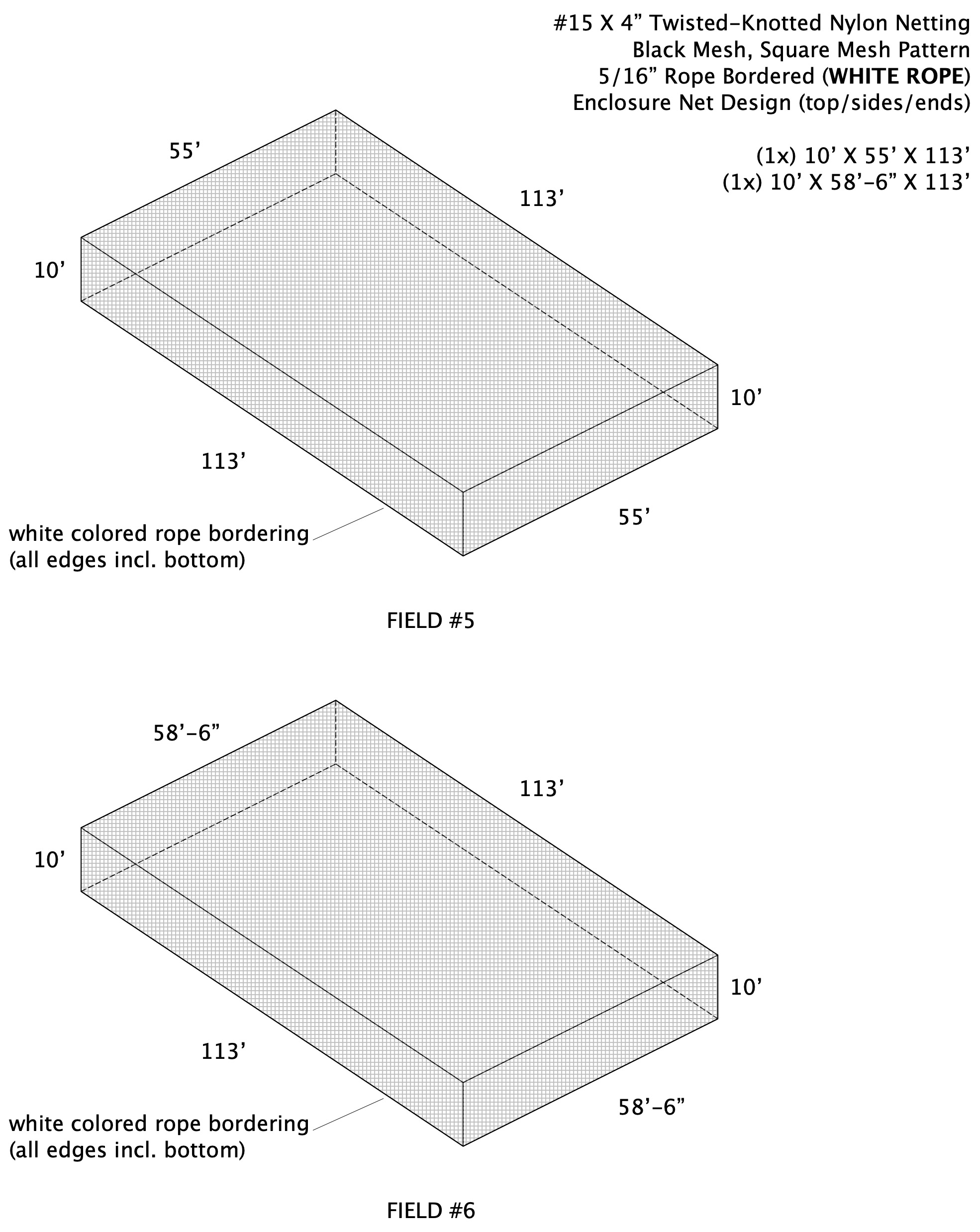 Athletic Facility Netting, Nets for Sports Training - Custom Netting ...
