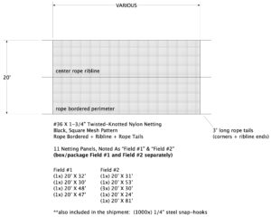 Baseball Field Netting for Ball Containment and Property Protection ...