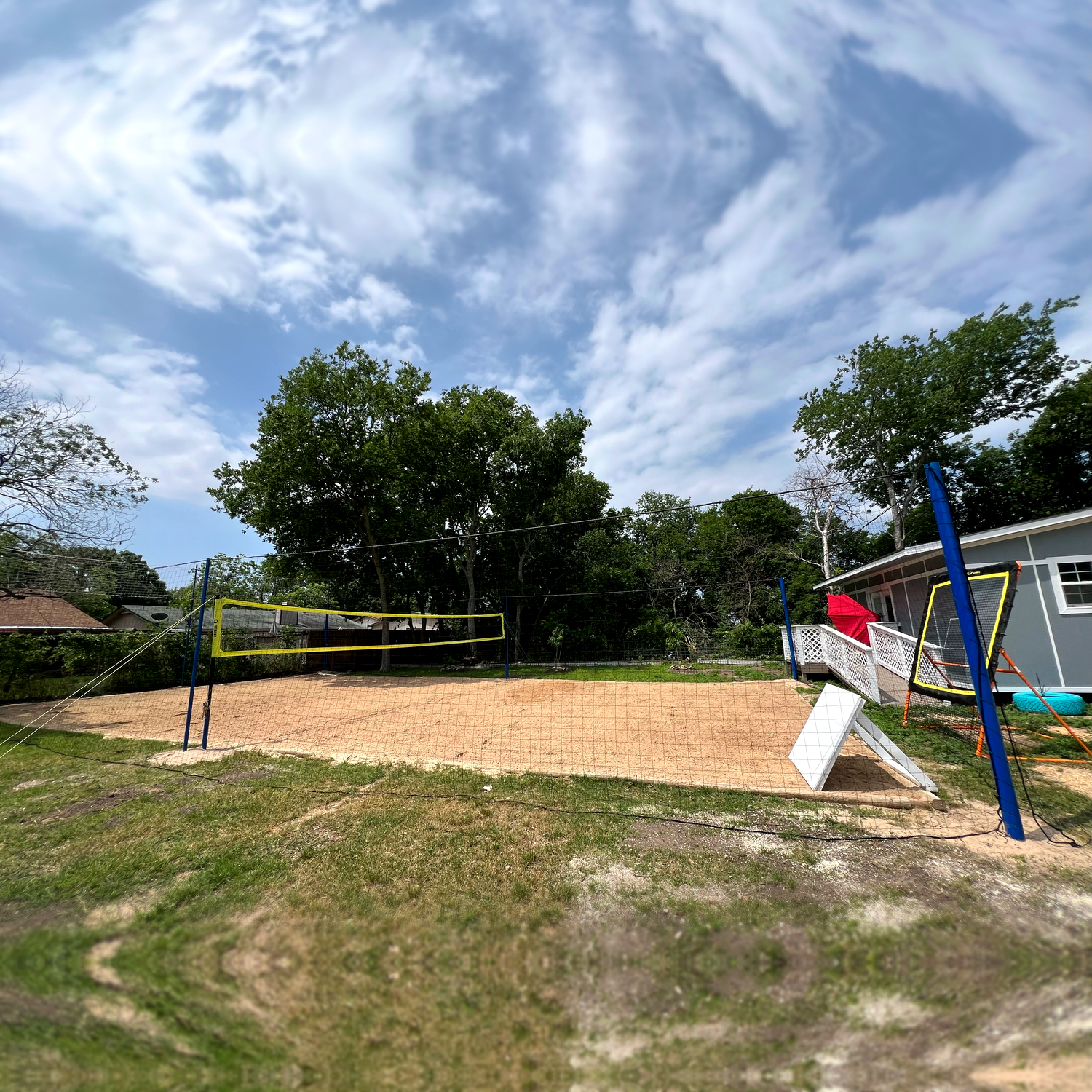Backyard Netting & Ball Containment Nets for Practice Courts - Custom ...