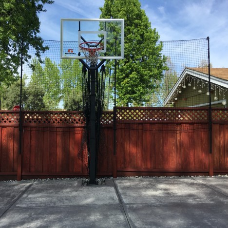 Driveway Basketball Fence