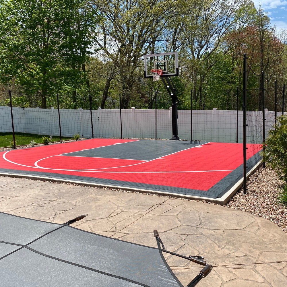 Ball Court Containment Nets, Ball Containment Netting, Backyard Ball ...