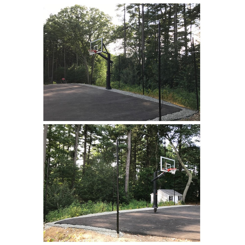 Custom Basketball Barrier and Backstop Nets