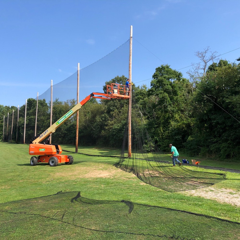 Driving range net Installation, driving range nets, golf driving nets ...