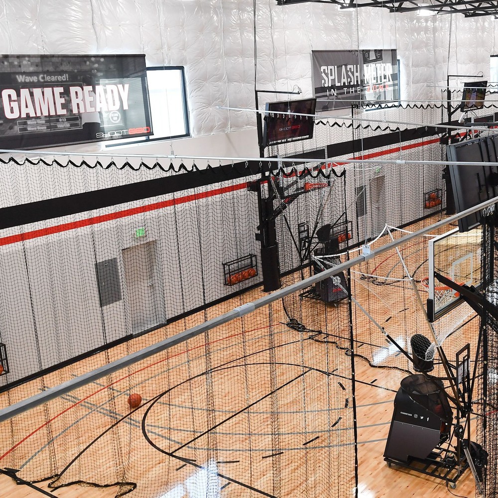 Custom Basketball Barrier and Backstop Nets