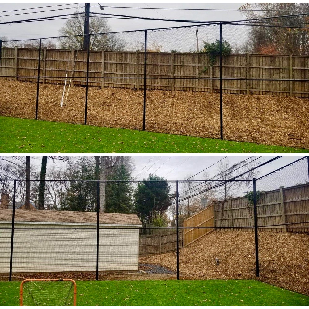 Ball Court Containment Nets, Ball Containment Netting, Backyard Ball ...